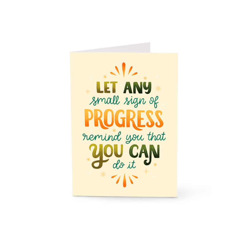 Small Progress - Recovery Cards Project